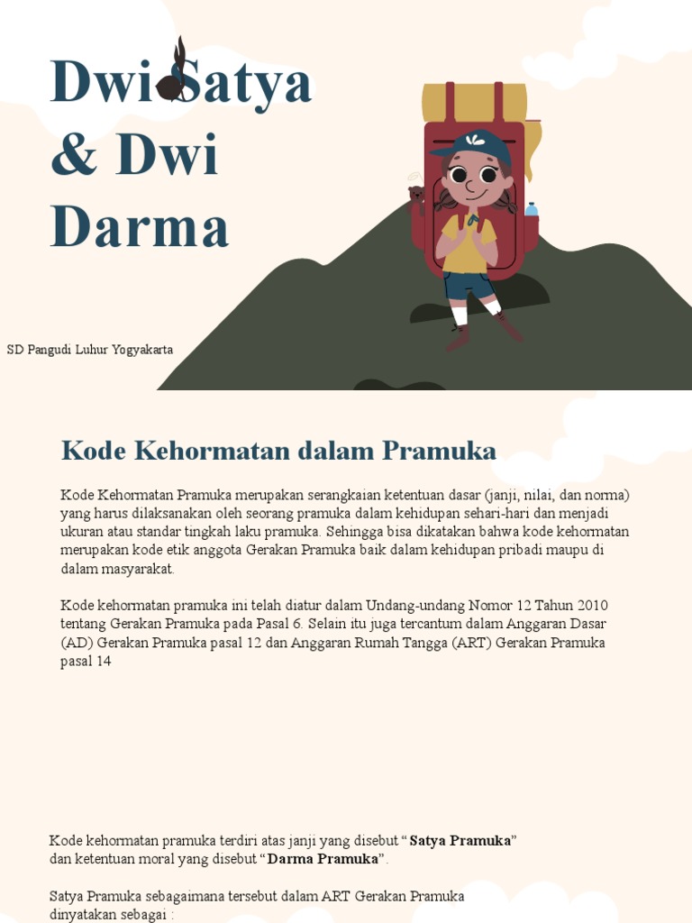 Dwi Satya Dan Dwi Darma | PDF