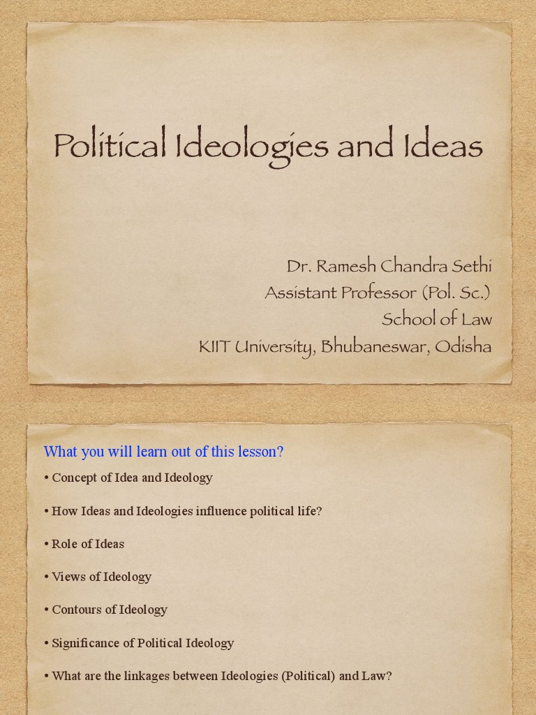 Political Ideologies & Ideas | PDF | Ideologies | Political Theories