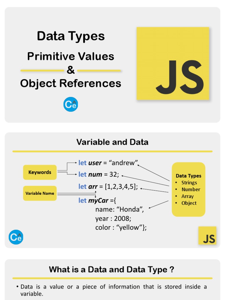 Primitive & Object Reference Data Type | PDF | Data Type | Boolean Data ...
