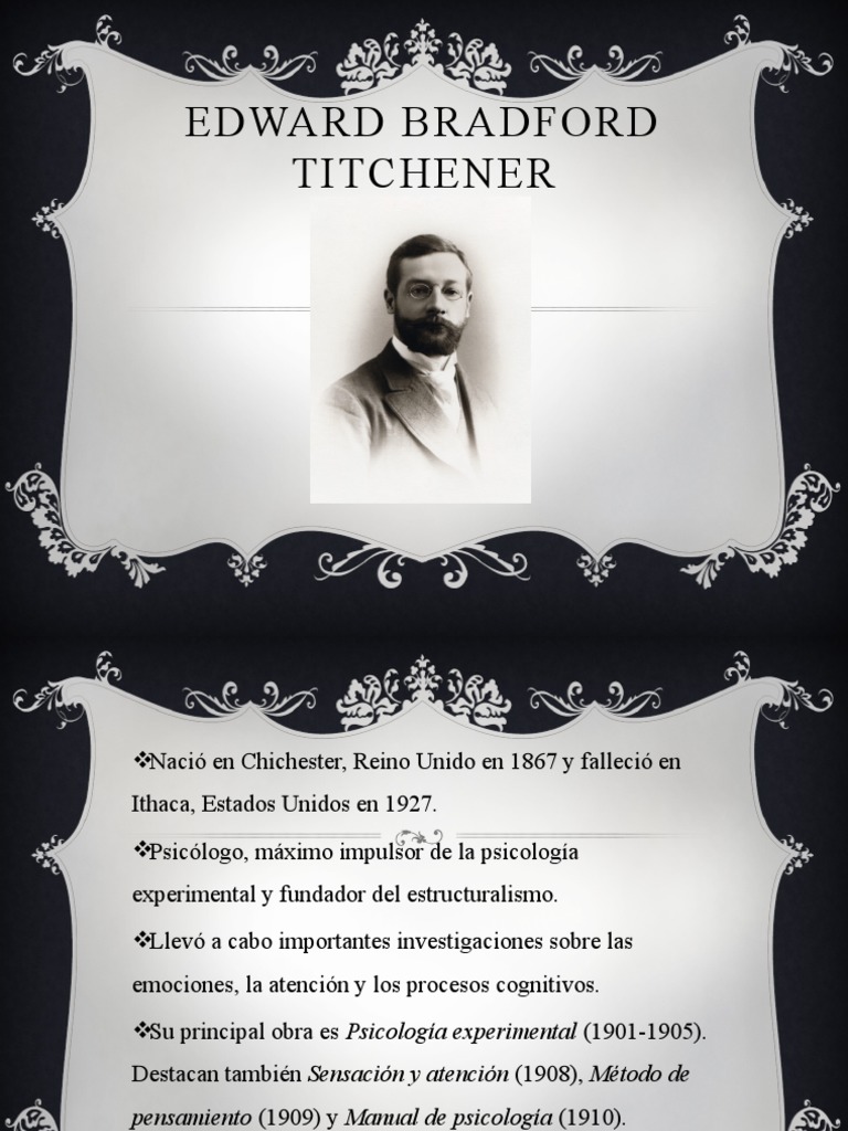 Edward Bradford Titchener | PDF