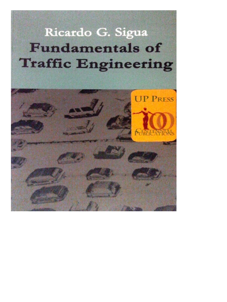 Fundamentals of Traffic Engineering R.G | PDF | Driver's License | Traffic
