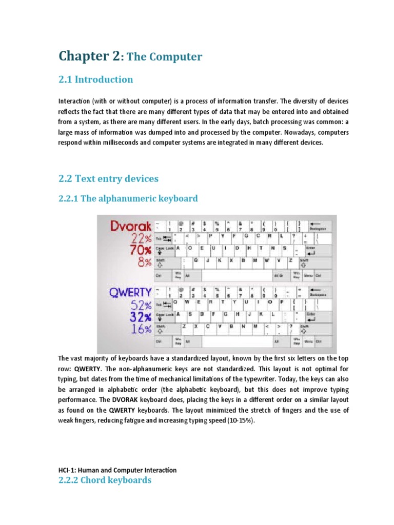 Hci 1 | PDF | Touchscreen | Computer Keyboard