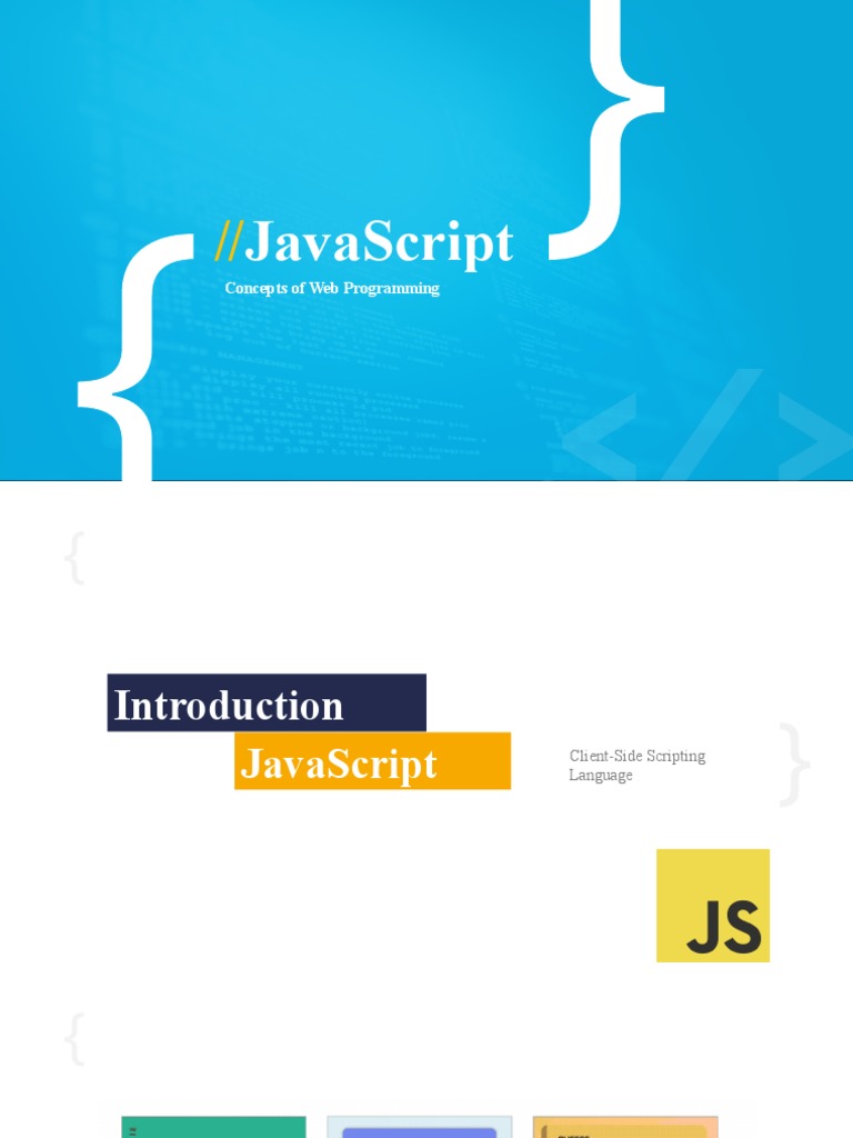 Javascript: Concepts of Web Programming | PDF | Java Script | Systems ...