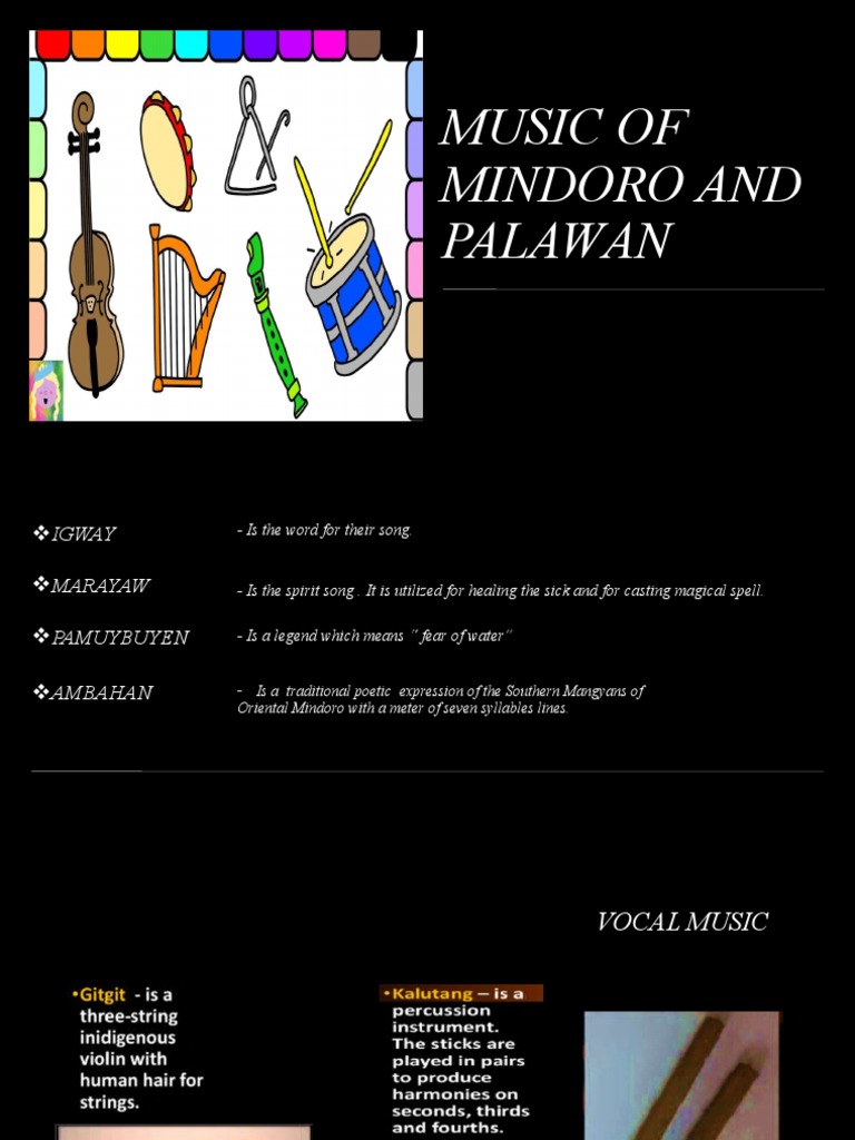 Music of Mindoro and Palawan | PDF