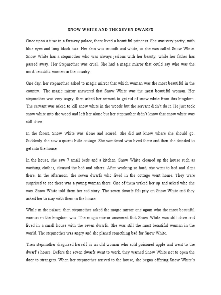 Snow White's Enchanted Tale | PDF | Snow White
