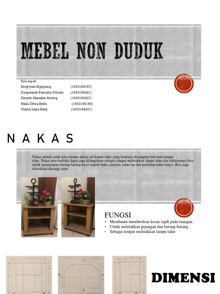 Mebel Non Duduk | PDF