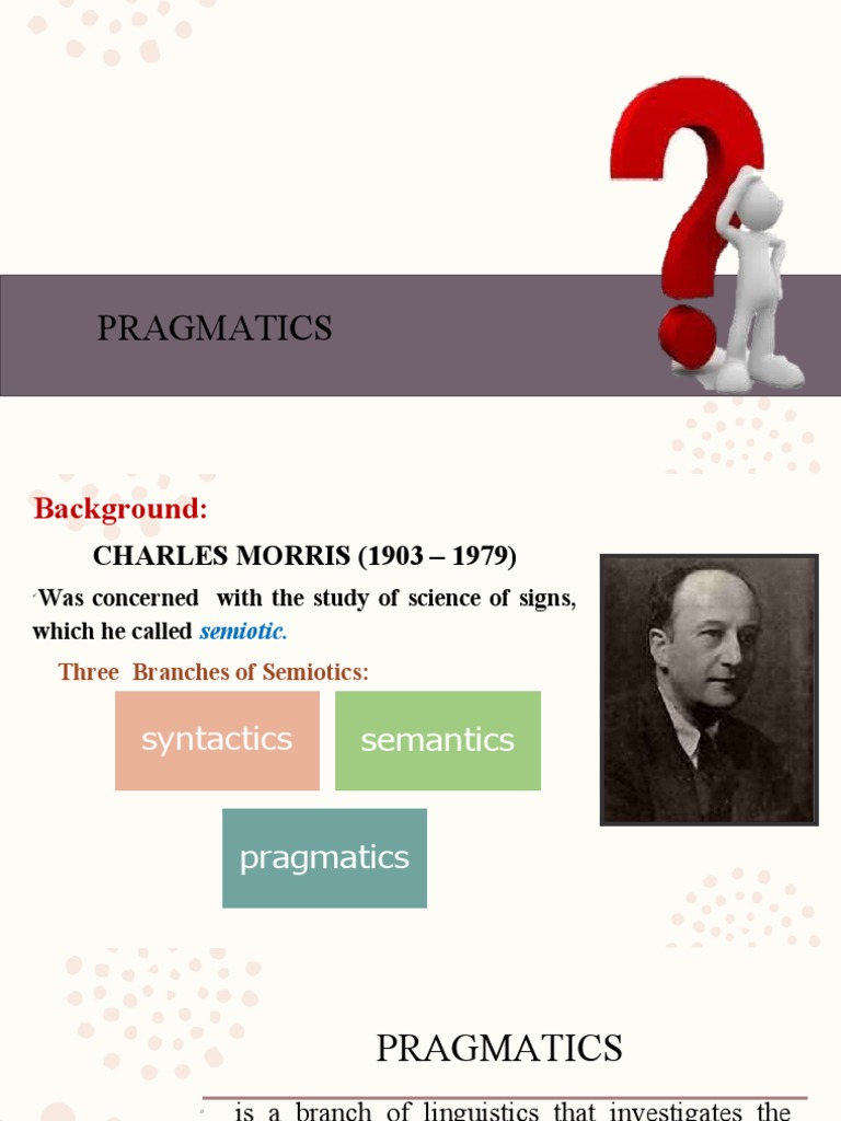 Pragmatics 2 | PDF | Contemporary Philosophy | Philosophical Movements