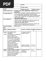 Stranded On A Desert Island Lesson Plan | PDF | Treasure | Nature