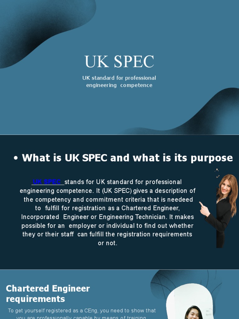 Uk Spec: UK Standard For Professional Engineering Competence | PDF ...