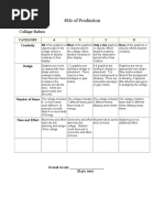 Collage Rubric | PDF | Graphics | Collage