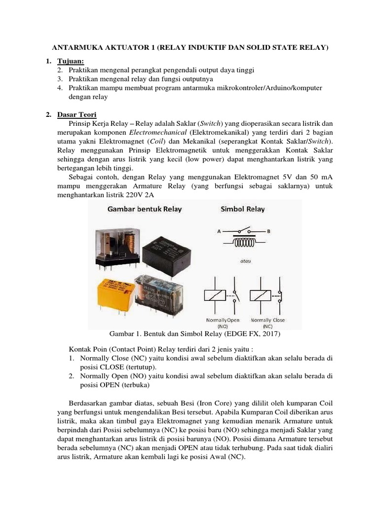 Antarmuka dan Fungsi Modul Relay | PDF