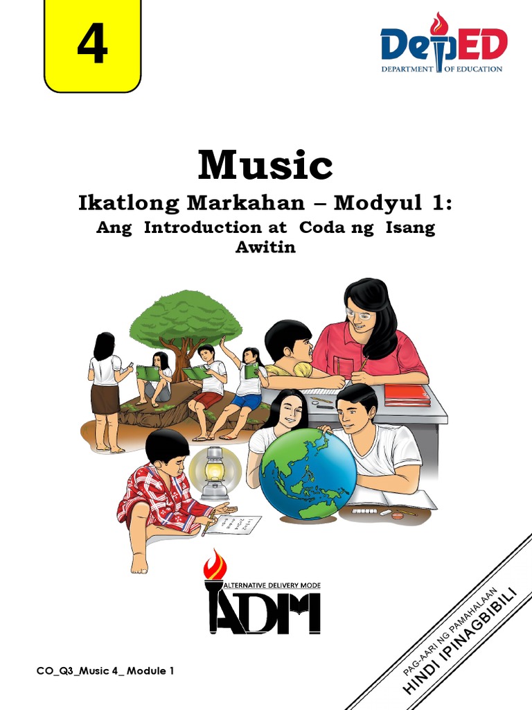 Music4 - Q3 - Mod1 - Ang Introduction at Coda NG Isang Awitin | PDF Music4 - Q3 - Mod1 - Ang Introduction at Coda NG Isang Awitin | PDF