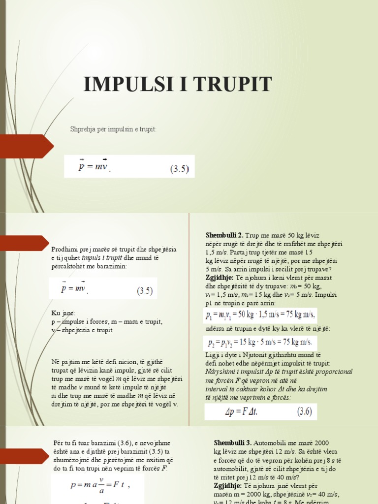 Impulsi I Trupit Ismet Hyseni KL X | PDF
