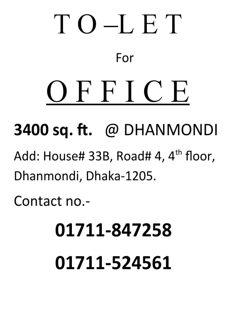 Office: To-Let | PDF