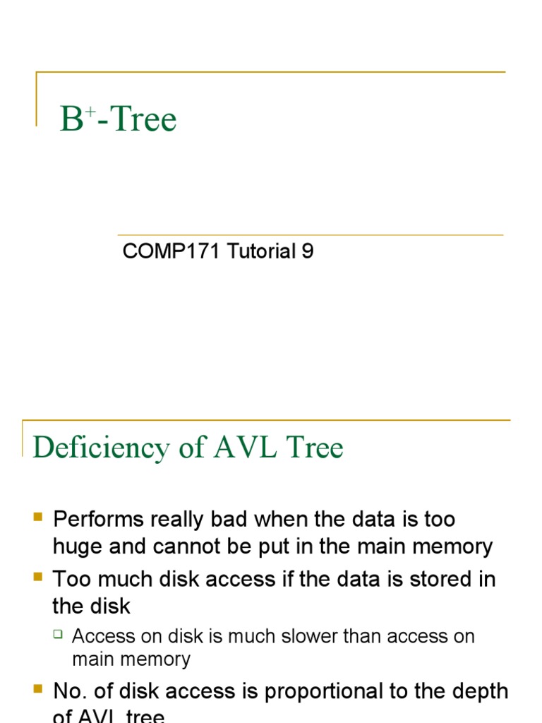 B+ Tree Insertion & Deletion (Perfect) | Download Free PDF | Data ...
