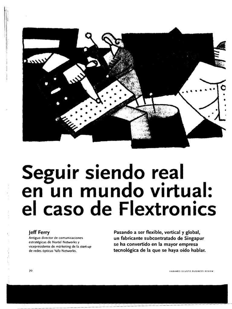 Caso Flextronics | PDF | Outsourcing | Logística