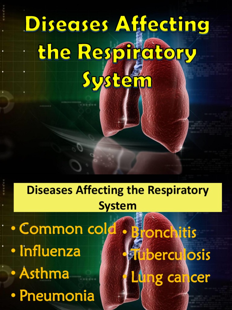 Diseases of Respiratory System | PDF | Common Cold | Chronic ...