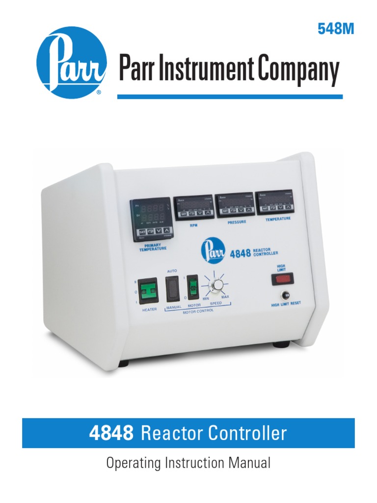 Parr Instrument Company: Reactor Controller | PDF | Fuse (Electrical ...