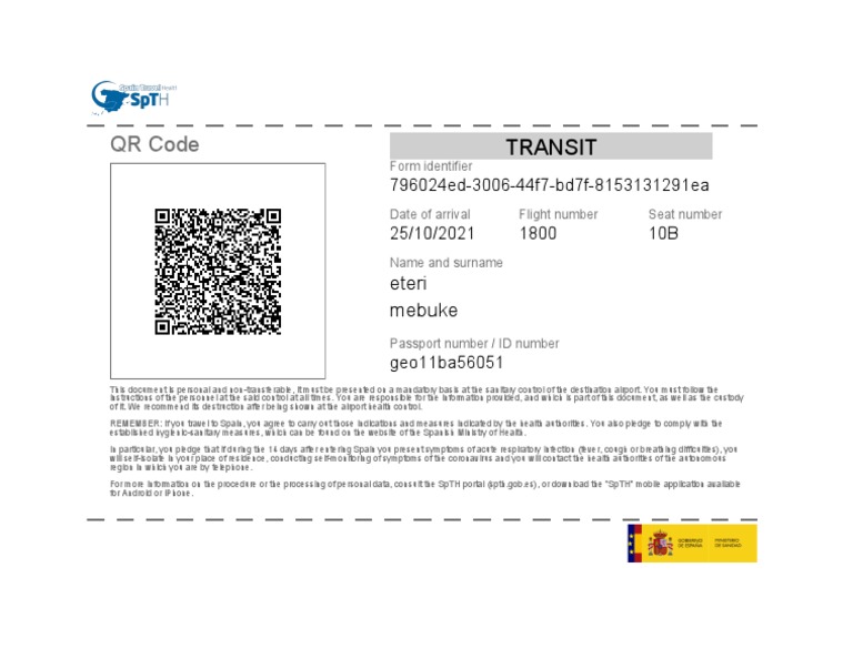 QR Code: Transit | PDF