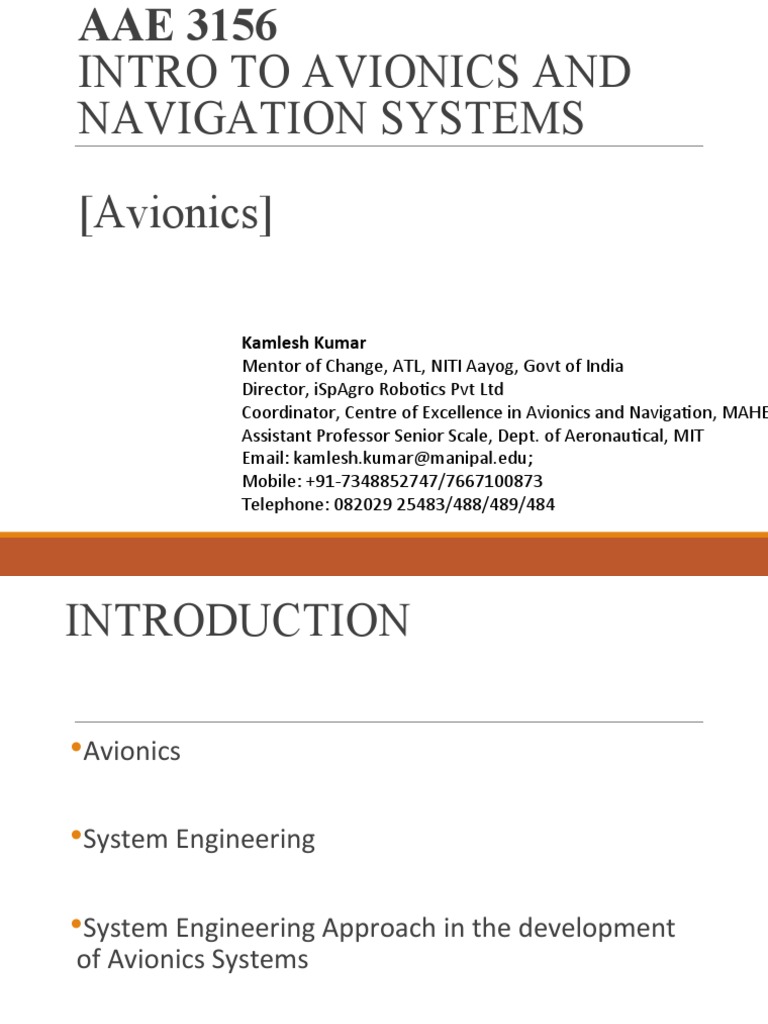 AAE 3282 Avionics Subsystem Databus and Avionics Architecture | PDF | Avionics | Systems Engineering