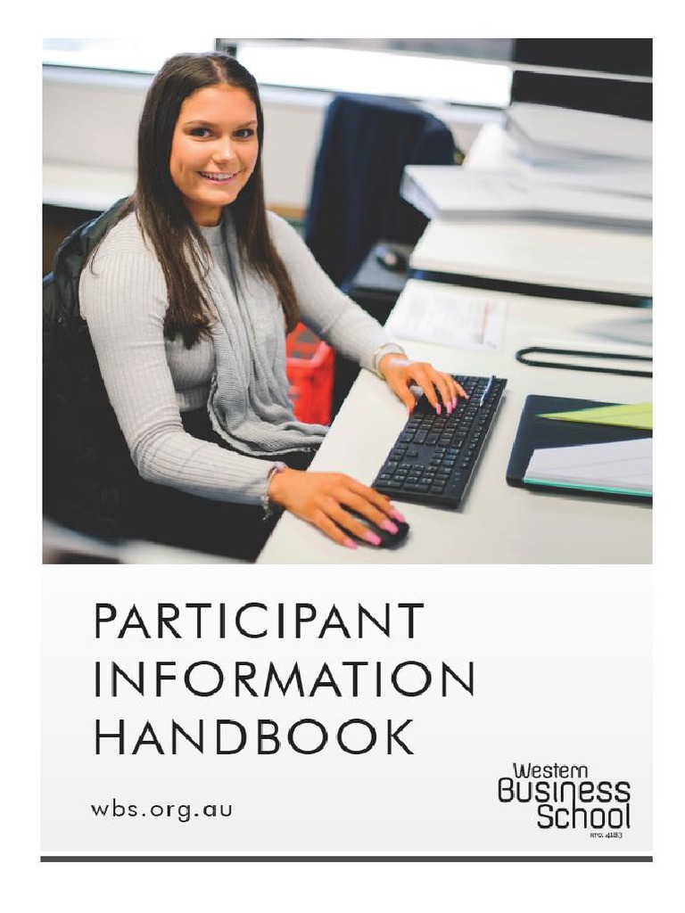 RTO MAD4.0 Participant Information Handbook MASTER v26 | PDF | Cognition