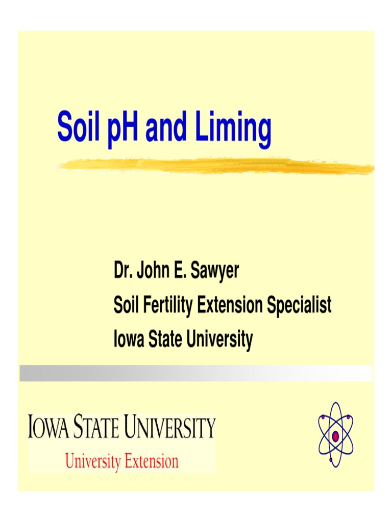 Fdocuments - in Soil PH and Liming | PDF | Soil | Ph