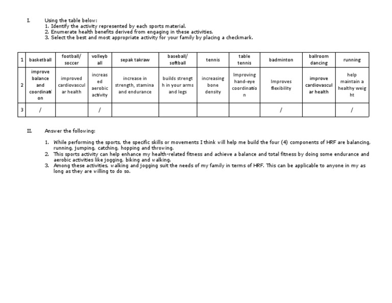Activity 3 TARGET ZONE PDF Physical Fitness Determinants Of Health