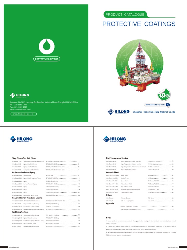 PROTECTIVE Coatings Brochure | PDF | Paint | Corrosion