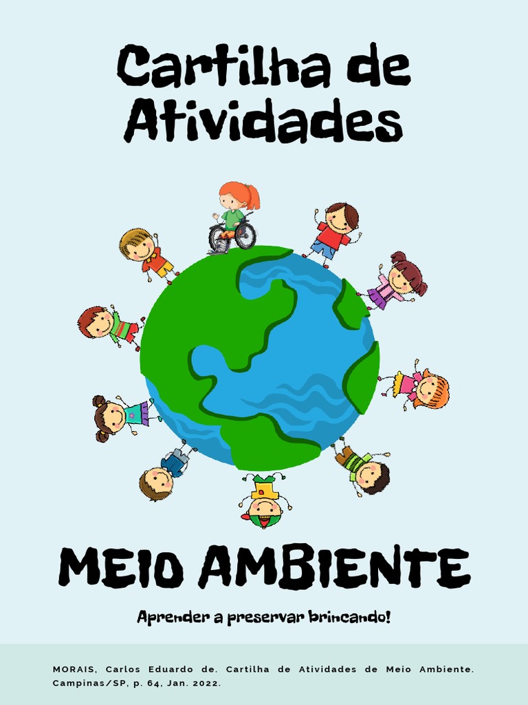 Cartilha De Atividades De Meio Ambiente Pdf Desperdício Energia
