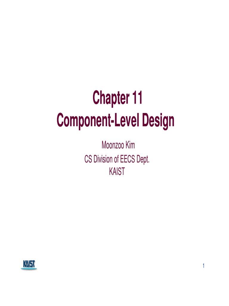 Modeling Component Level Design | PDF | Class (Computer Programming) | Algorithms
