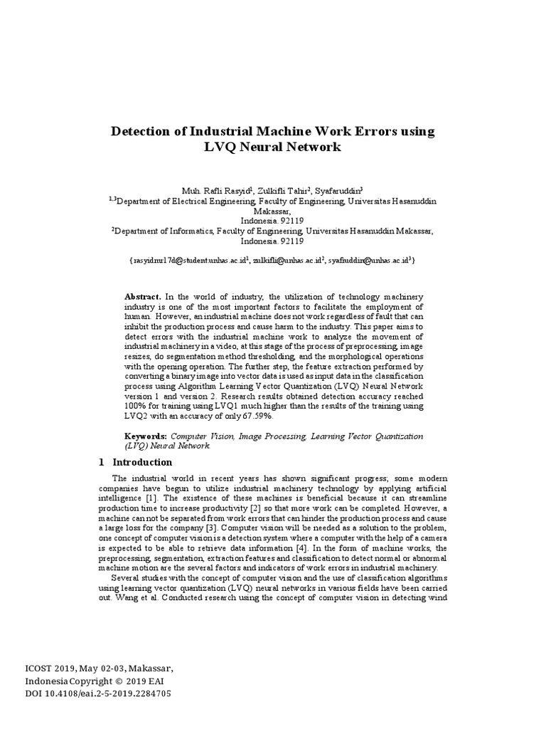 Muh. Rafli Rasyid - Jurnal EAI (Internasional) | PDF | Computational ...