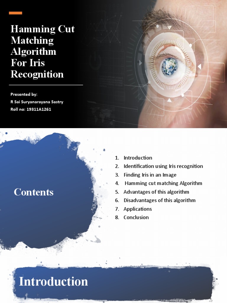 Hamming Cut Matching Algorithm (1261) | PDF | Biometrics | Computing