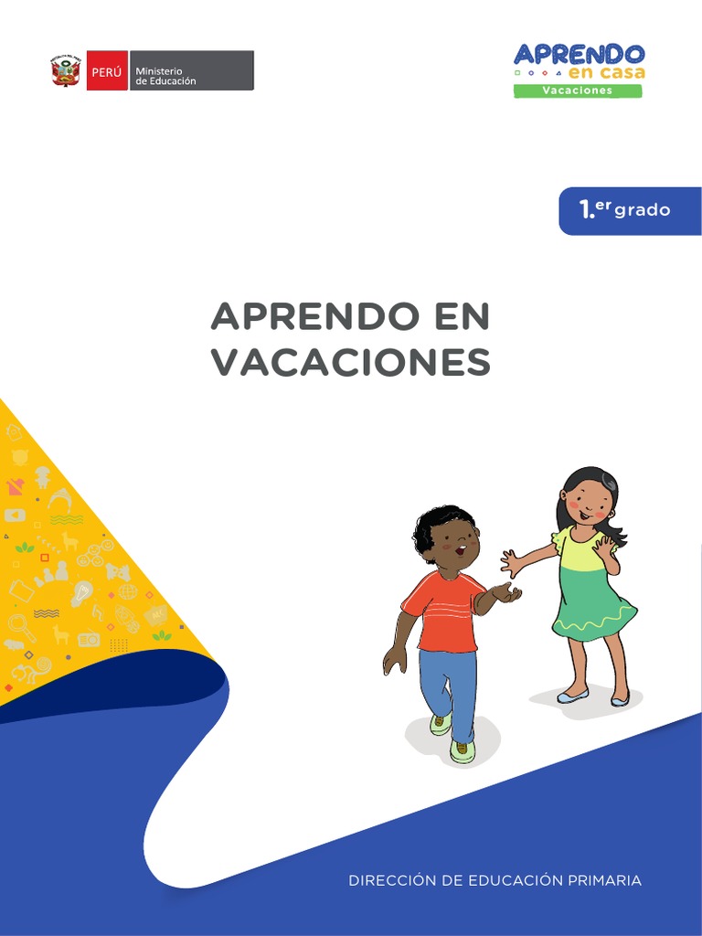Aprendo en Vacaciones 1er Grado | PDF | Aprendizaje | Educación primaria