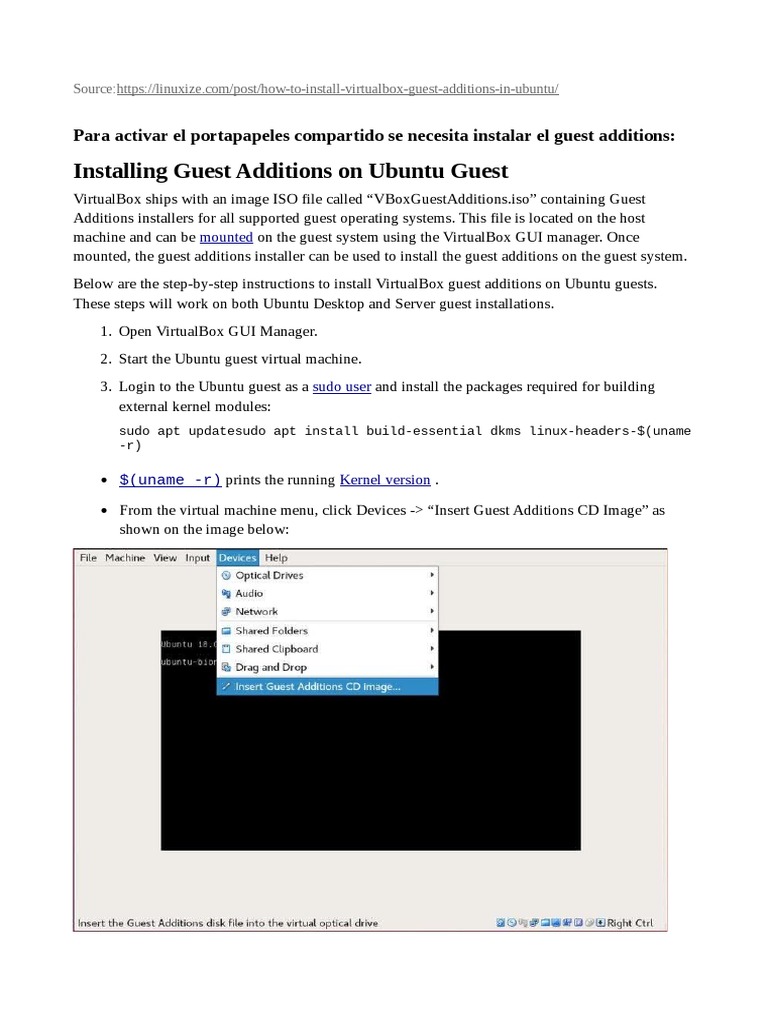 Portapapeles Compartido | PDF | Operating System | Virtual Machine