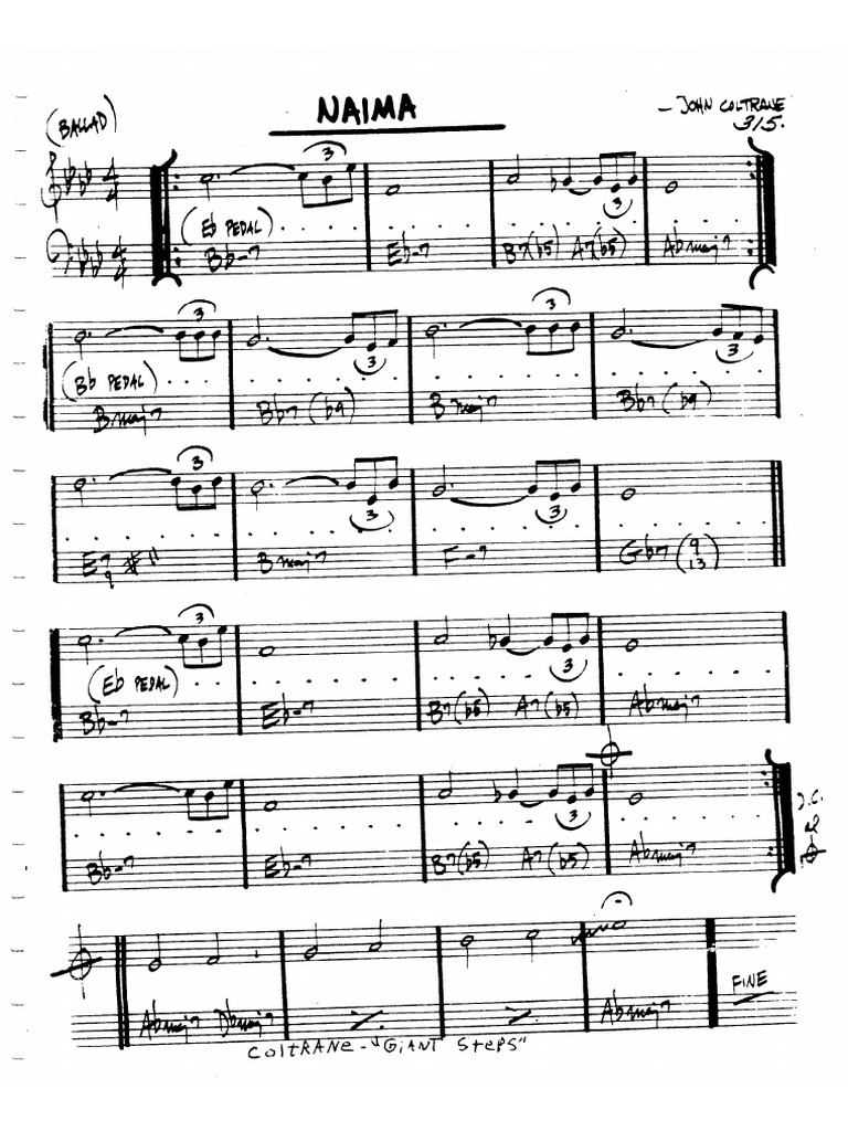 Naima Realbook | PDF