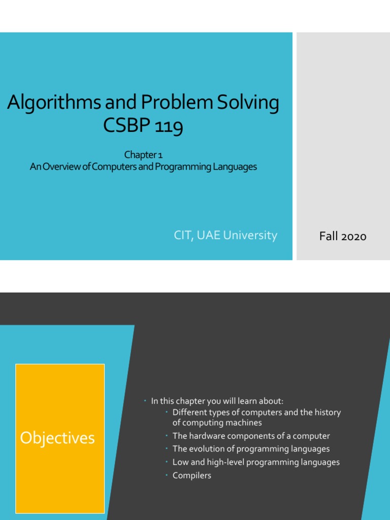 Algorithms and Problem Solving CSBP 119: CIT, UAE University | PDF | Java Virtual Machine ...
