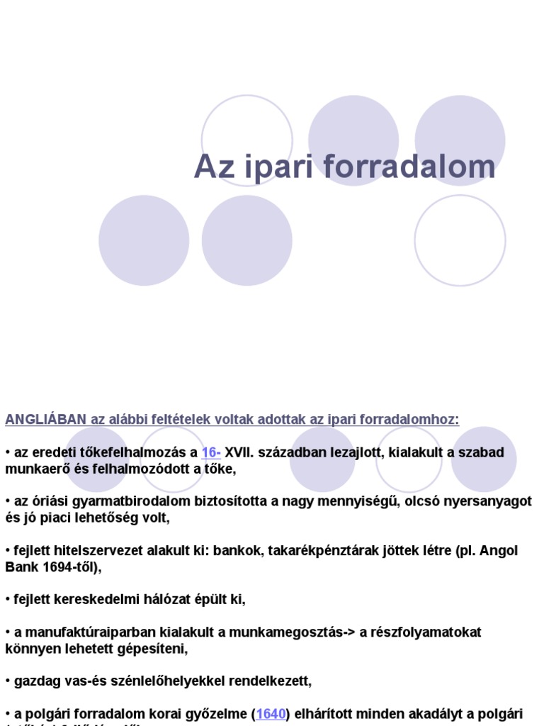 Ipari Forradalom | PDF