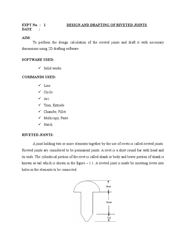 ACD Lab | PDF | Gear | Rivet