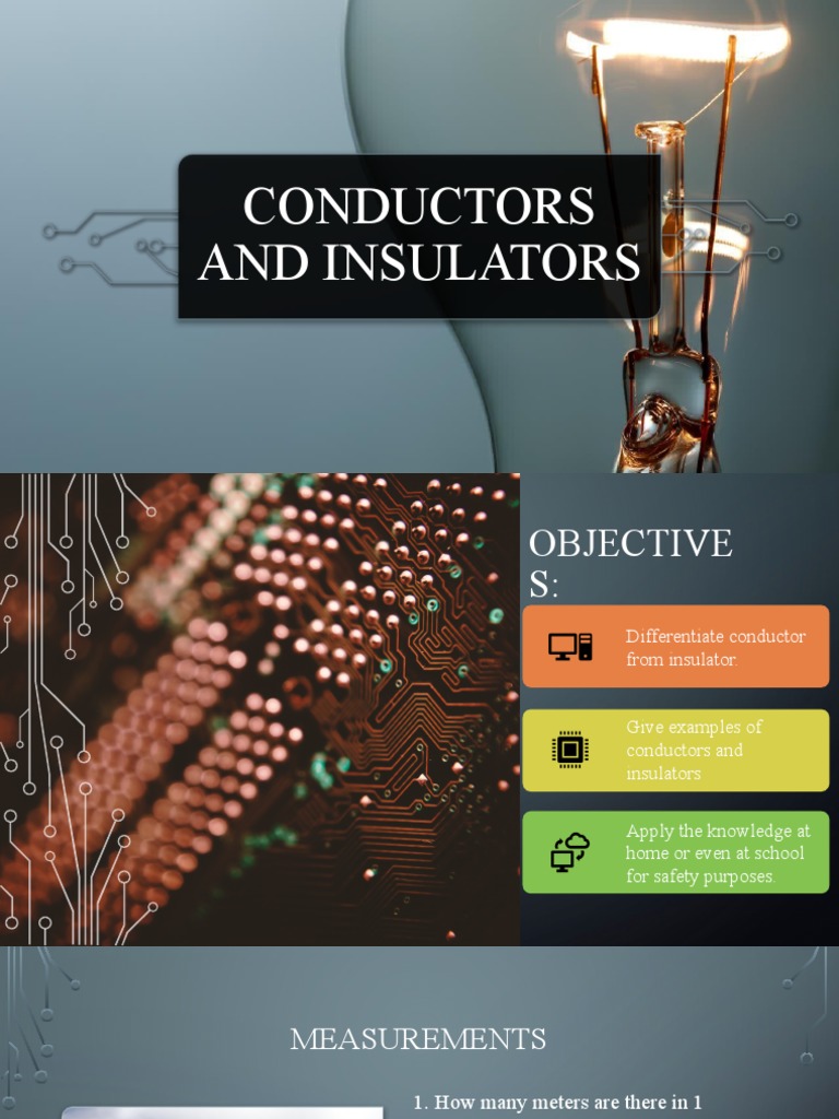 Conductors and Insulators Explained | PDF | Electrical Conductor ...