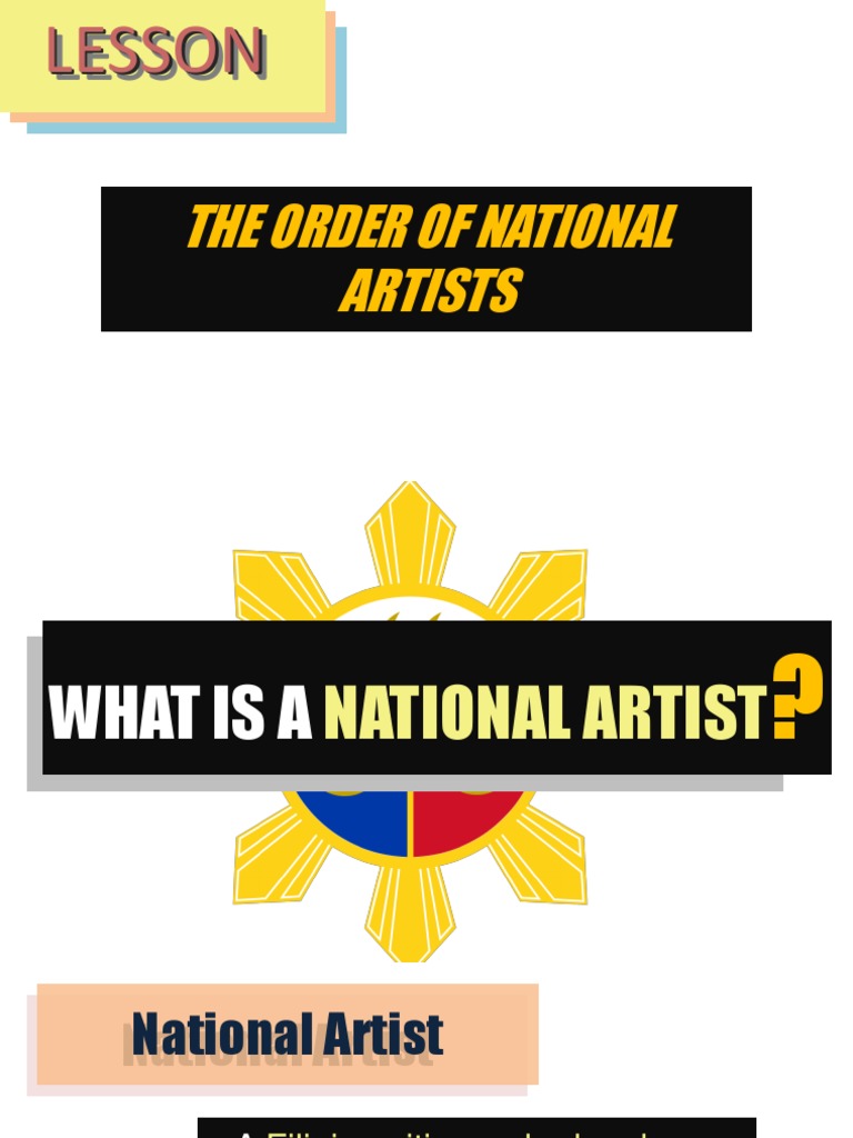 The Order of National Artist | PDF