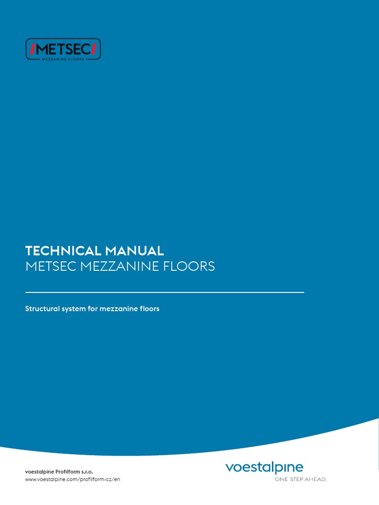 Technical Manual Metsec Mezzanine Floors | PDF | Galvanization | Beam ...