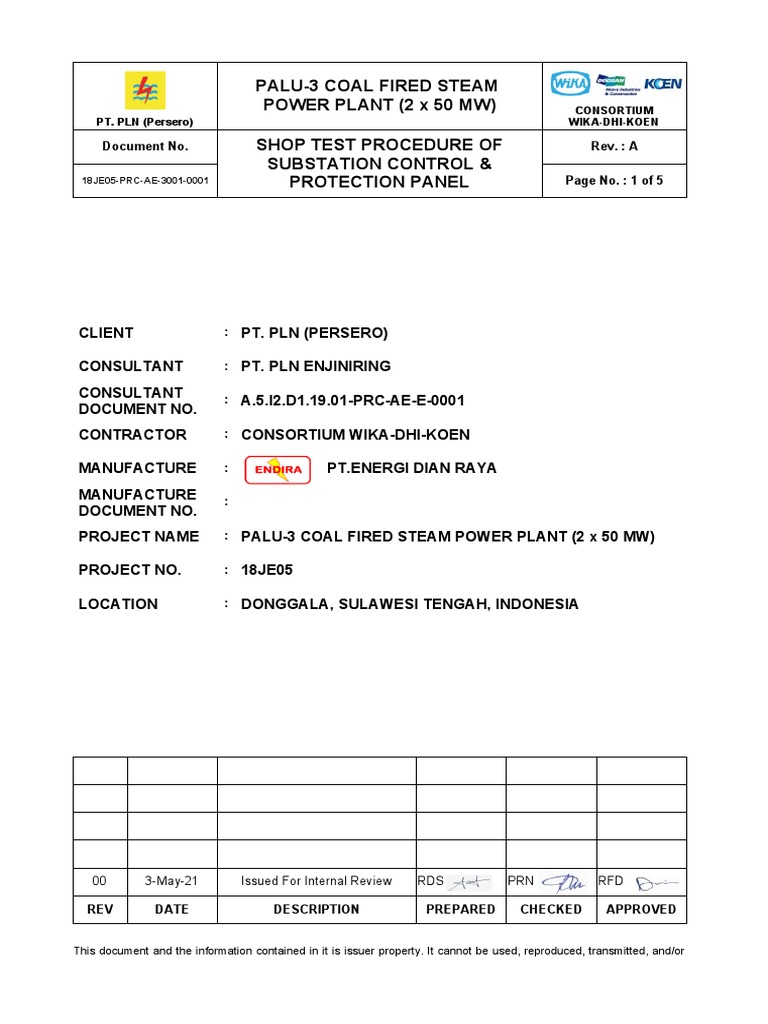 Shop Test Edit | PDF | Electrical Substation | Relay