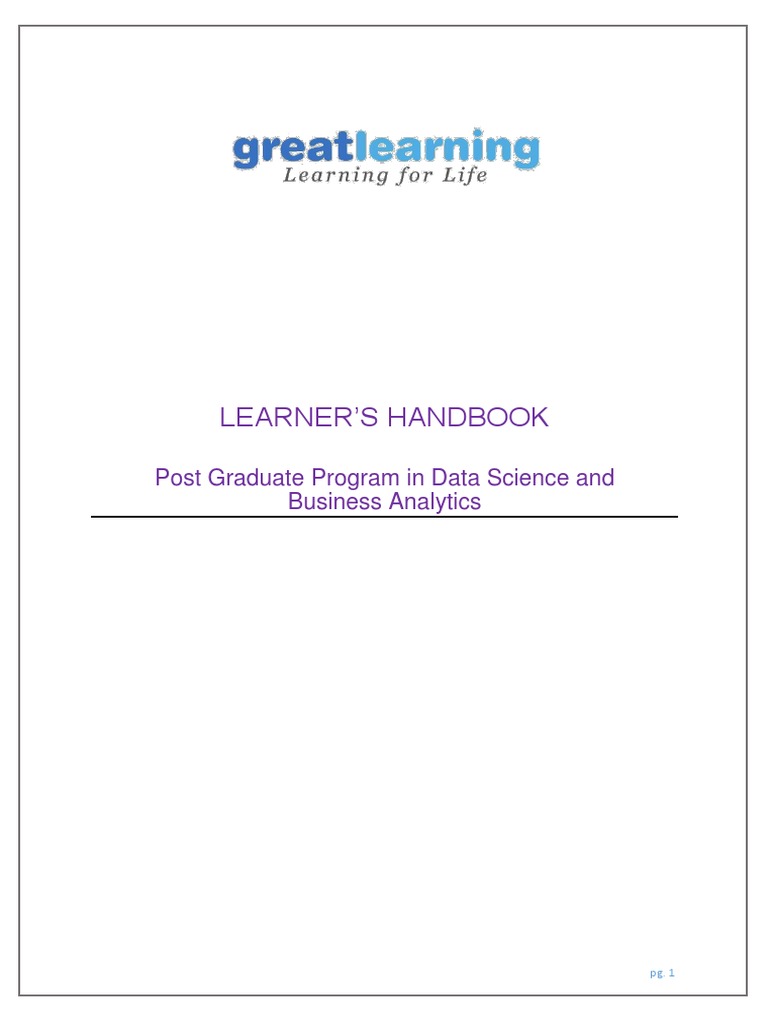 Learner's Handbook | Download Free PDF | Analytics | Educational Technology