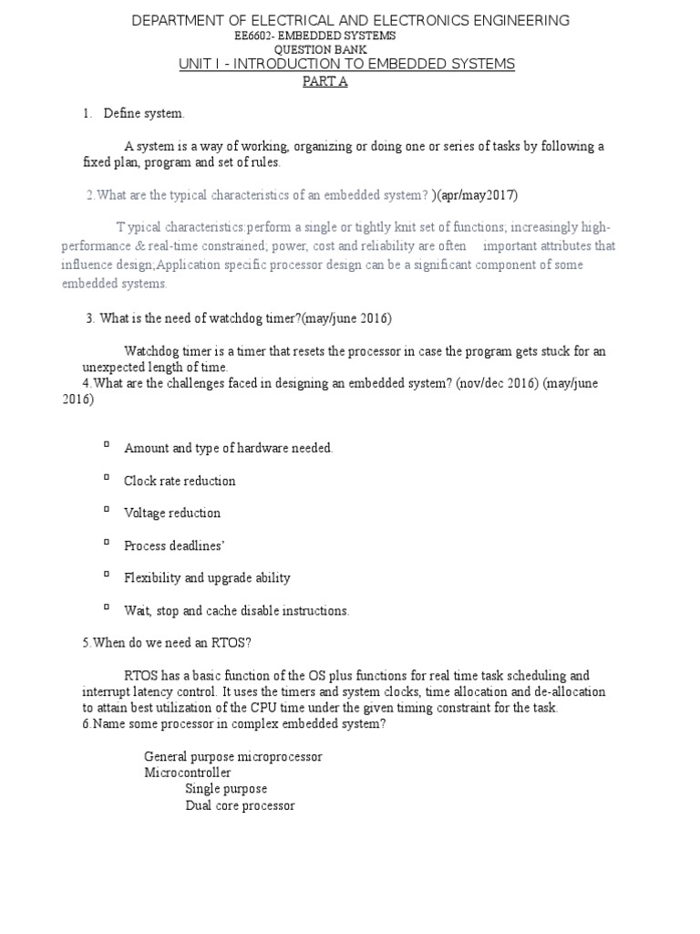 10 Embedded Systems | Download Free PDF | Process (Computing ...