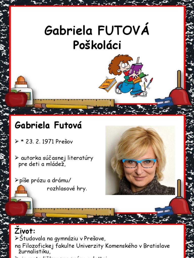 Gabriela Futová_ Poškoláci | PDF