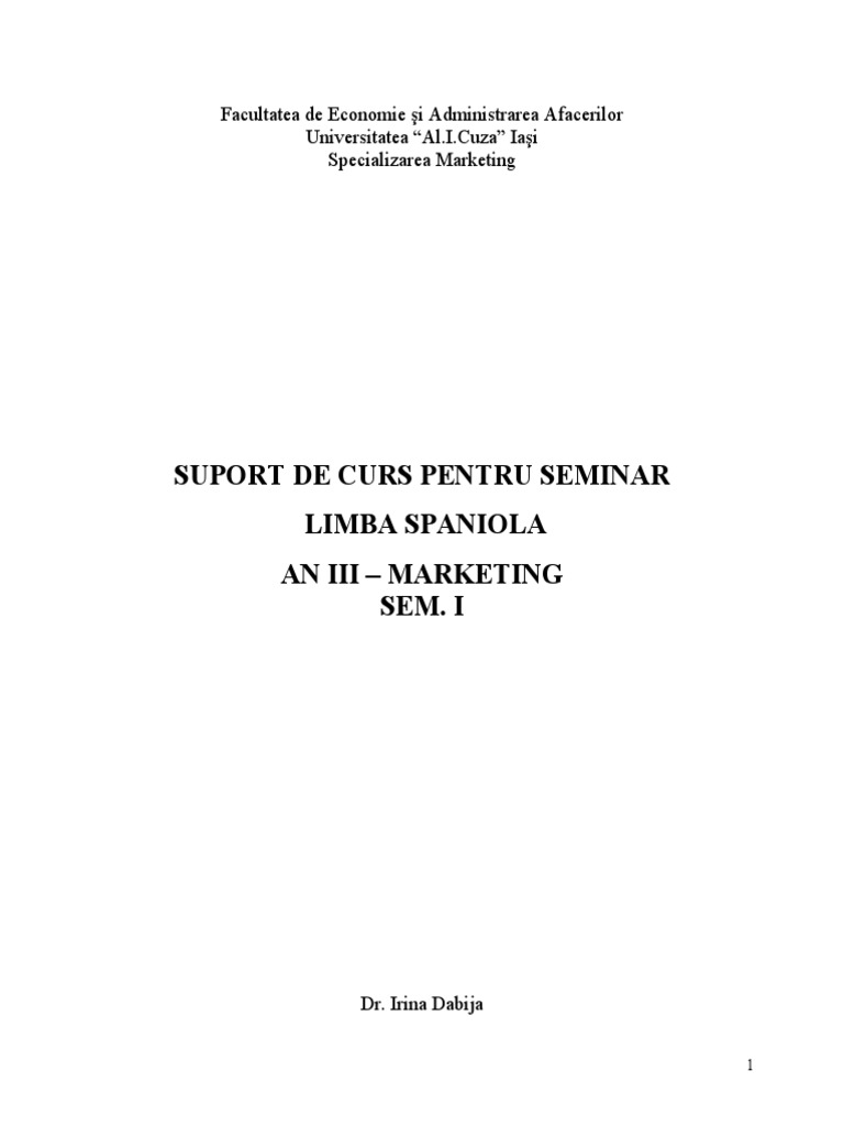 Spaniola A | PDF | Género gramatical | Asunto (gramática)