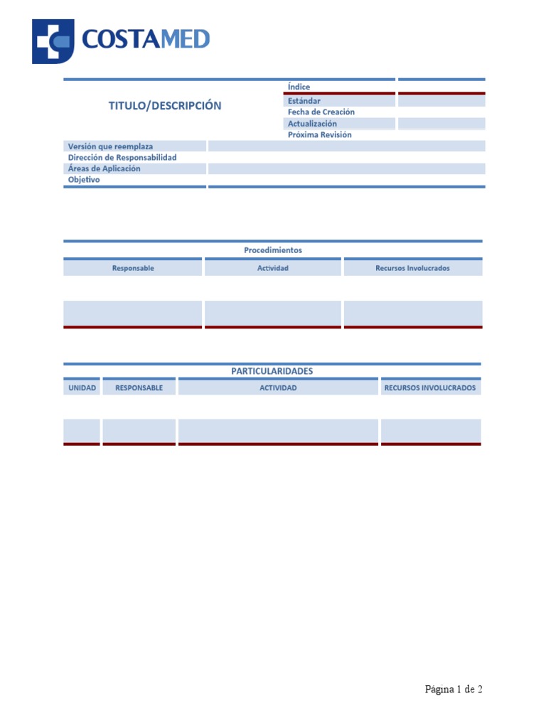Plantilla Documentos Normativos 3.0 | PDF
