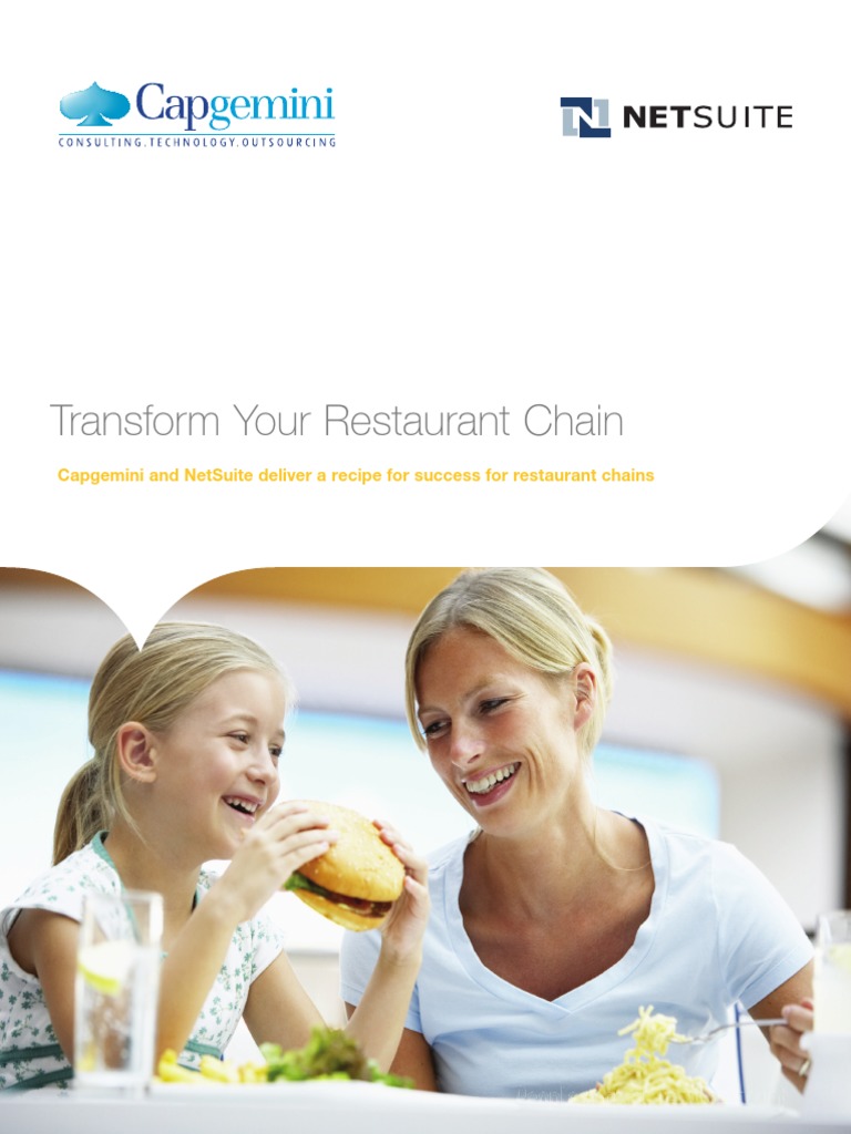 Brochure Capgemini Netsuite Restaurants | PDF | Enterprise Resource ...