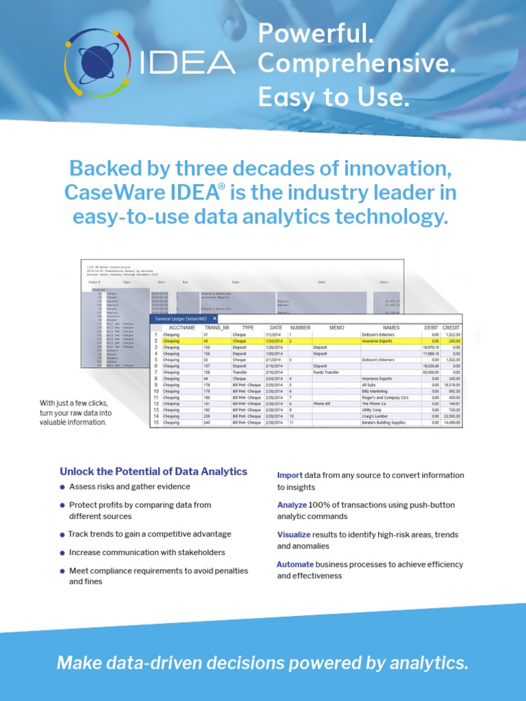 Backed by Three Decades of Innovation, Caseware Idea Is The Industry ...