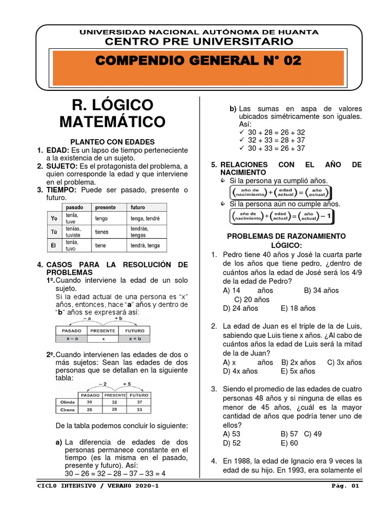 Compendio General 2 | PDF | Conjunto (Matemáticas) | Matemáticas
